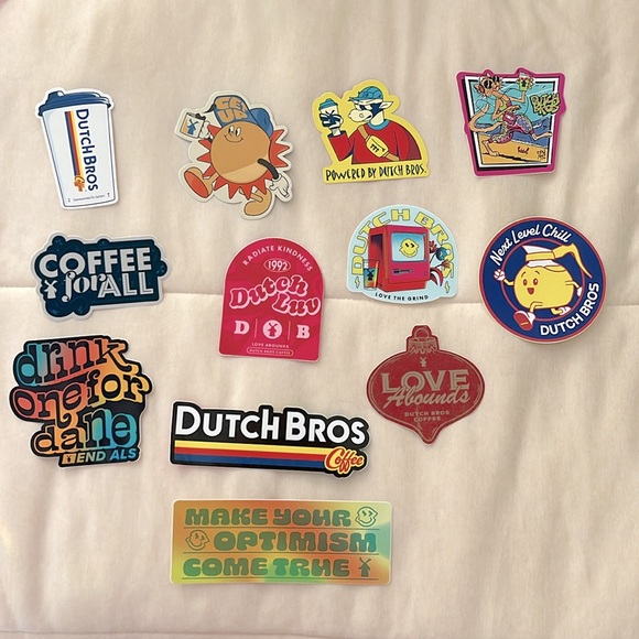 Dutch Bros | Accessories | New Dutch Bros Stickers Bundle Of 2 | Poshmark